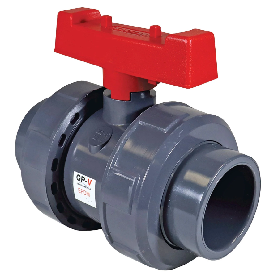 Válvula Esfera 2'' Ced. 80 Doble Tuerca Unión ASAHI / AMERICA GP-V 164 – AQUADUSA